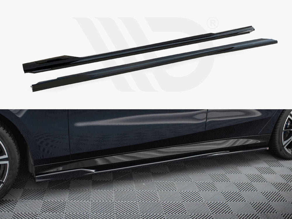Maxton Design Side Skirts Diffusers V.2 BMW 5 M-Pack G60 | Wayside ...