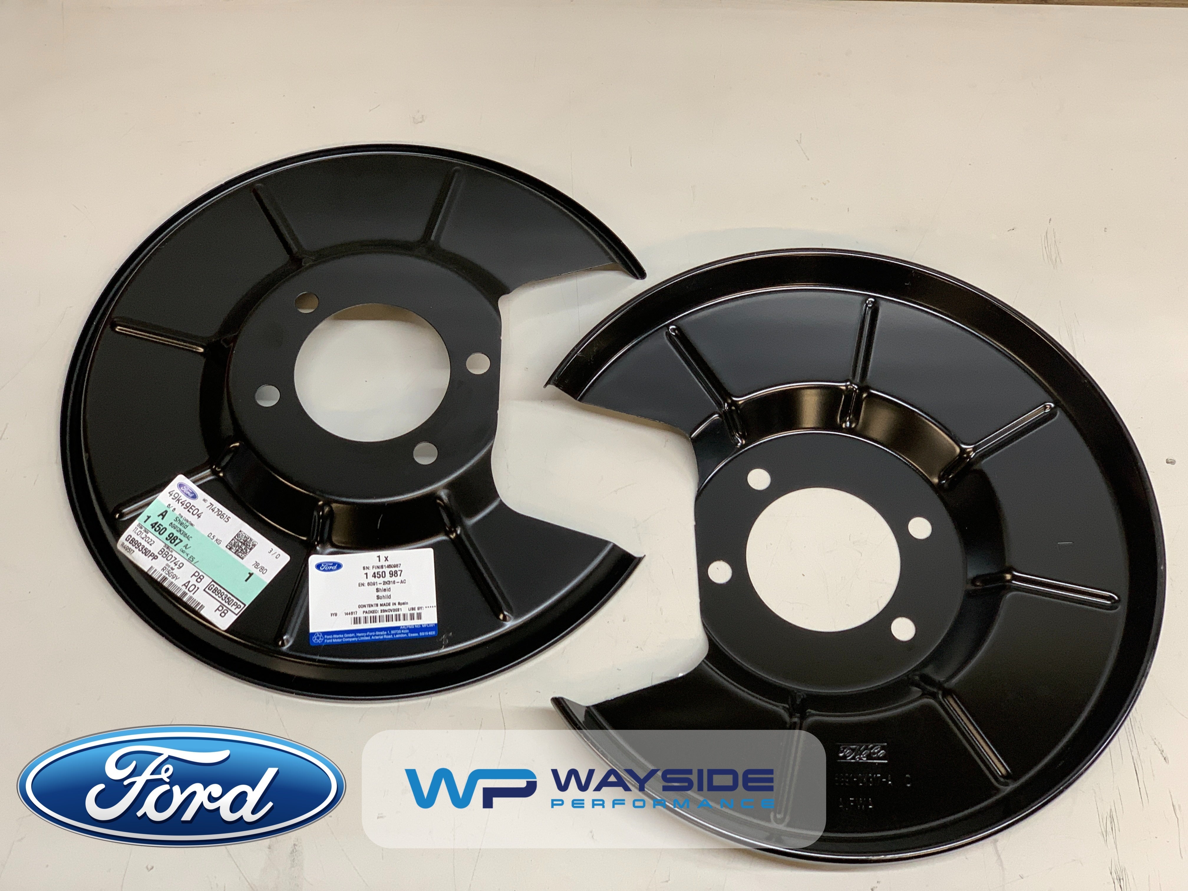 Ford Focus RS MK2 Rear Brake Splash Shield backing plate